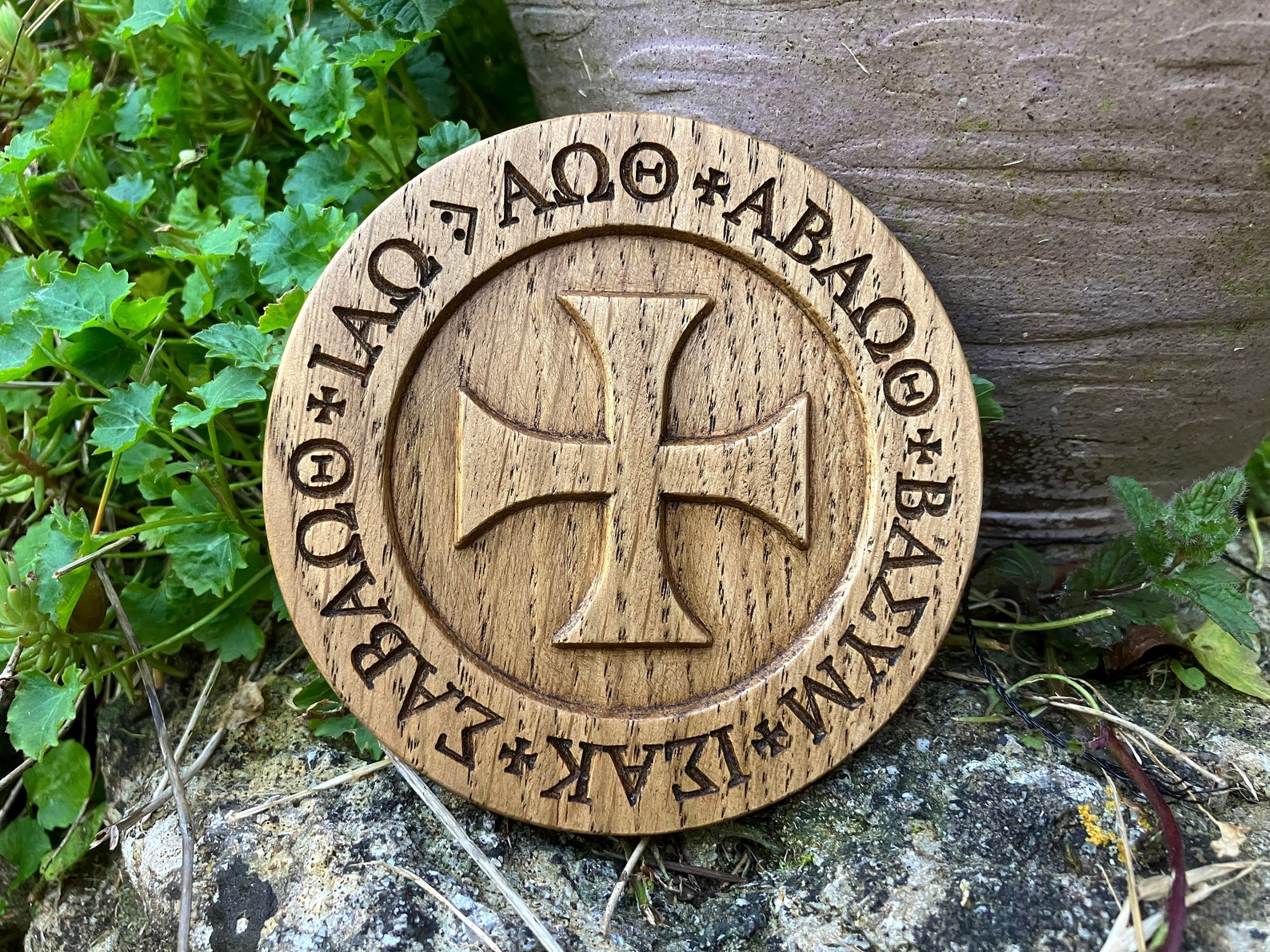 HEADLESS RITE LAMEN Carved in Solid Oak - Etsy UK