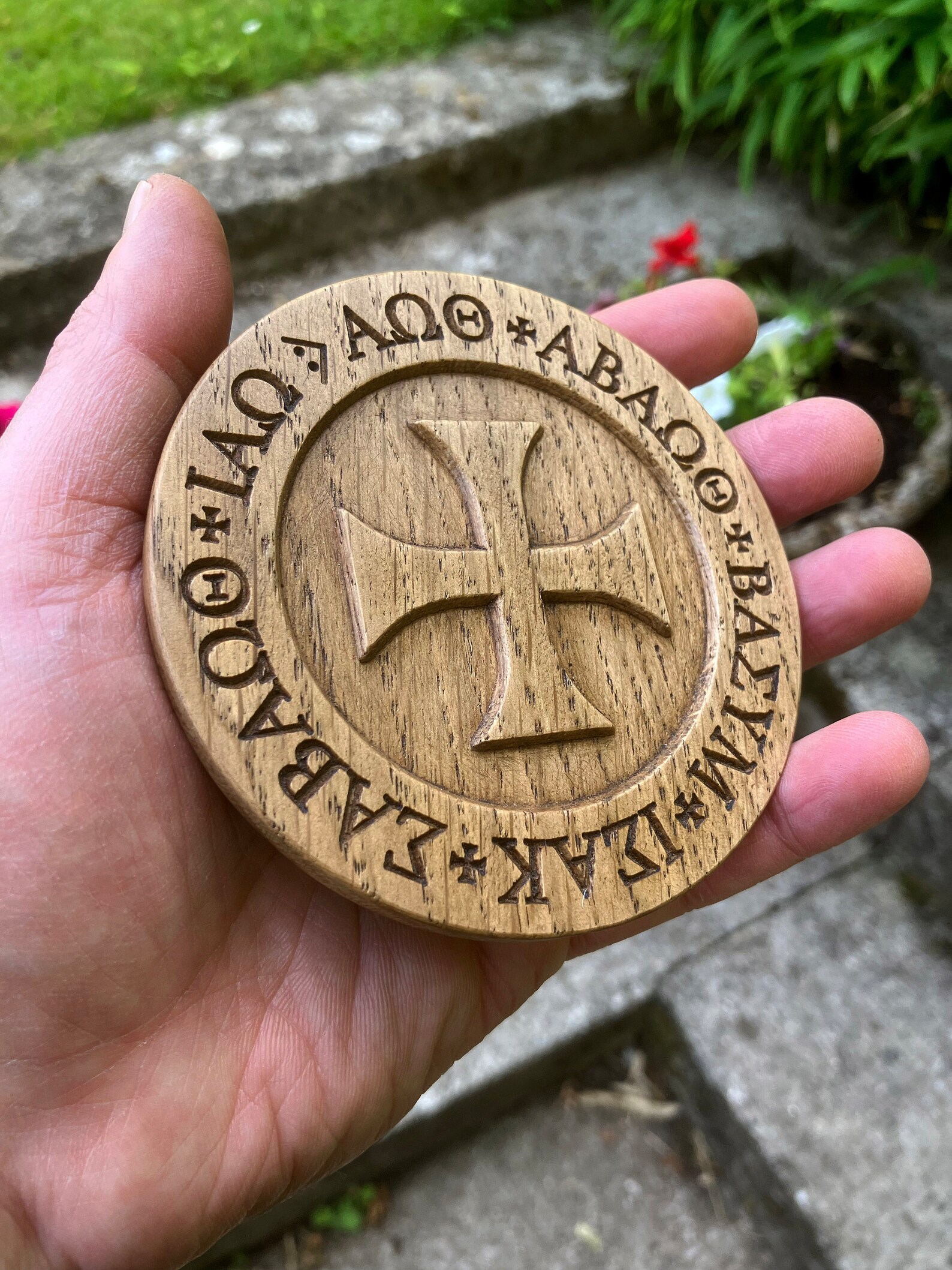 HEADLESS RITE LAMEN - Carved in Solid Oak - Etsy UK