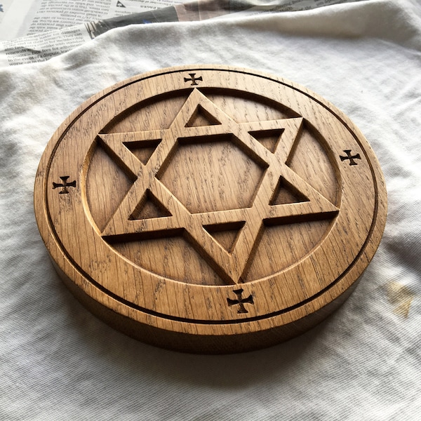 Golden Dawn Earth Pentacle - Etsy