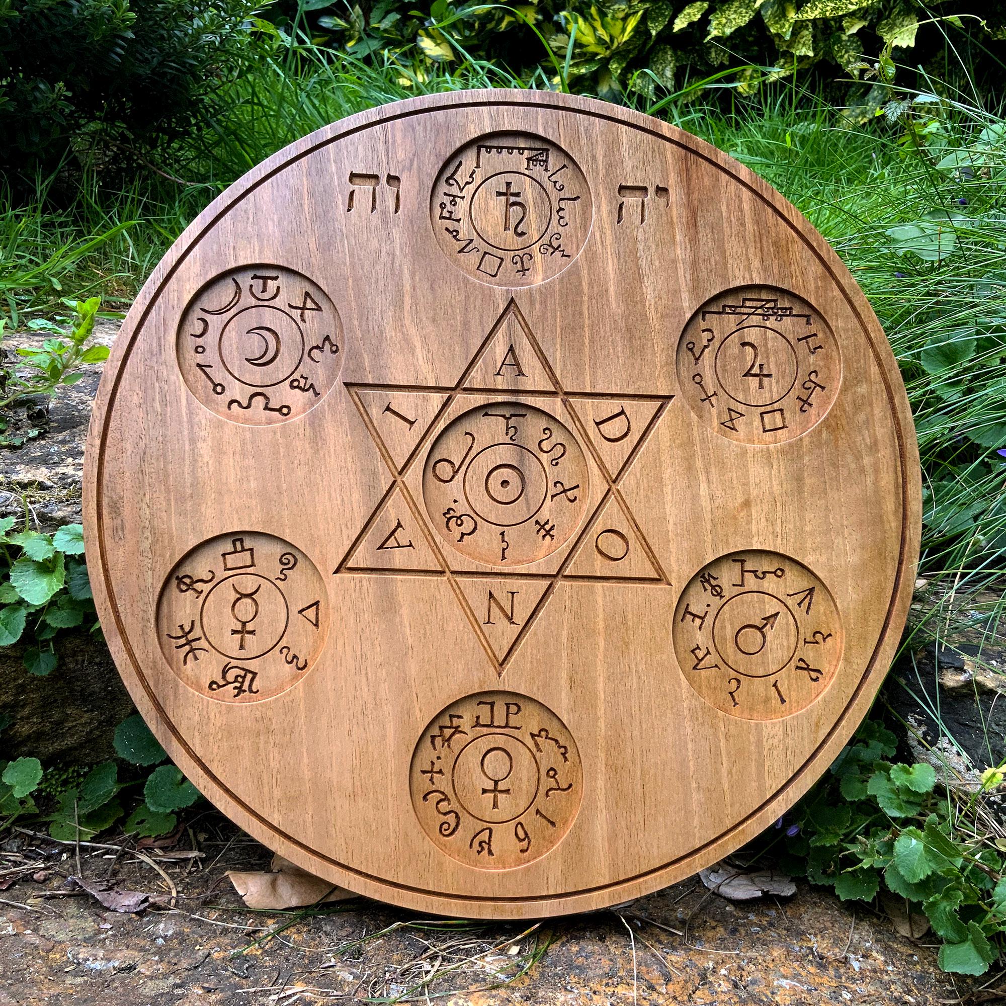 ARS PAULINA - Large Table of Practice (carved in Solid Walnut) Pauline ...