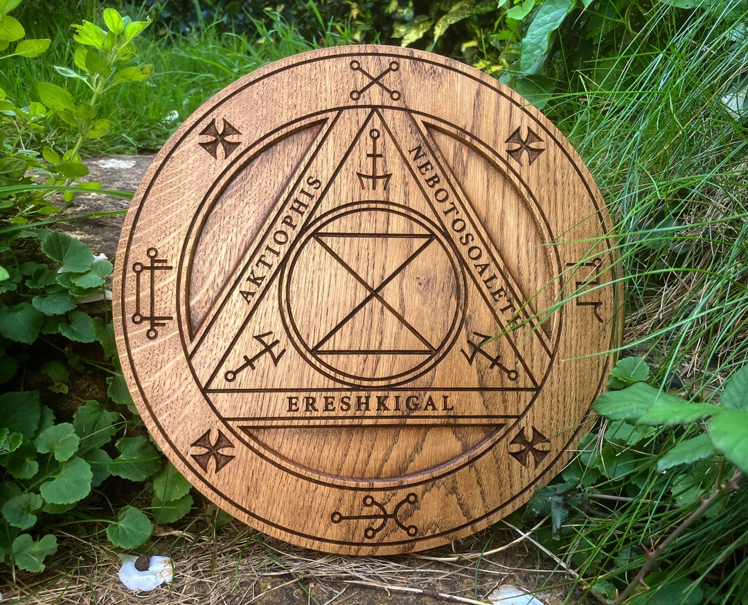 Large SPIRIT TRAP in Solid Oak (jason Miller - 'protection & Reversal ...