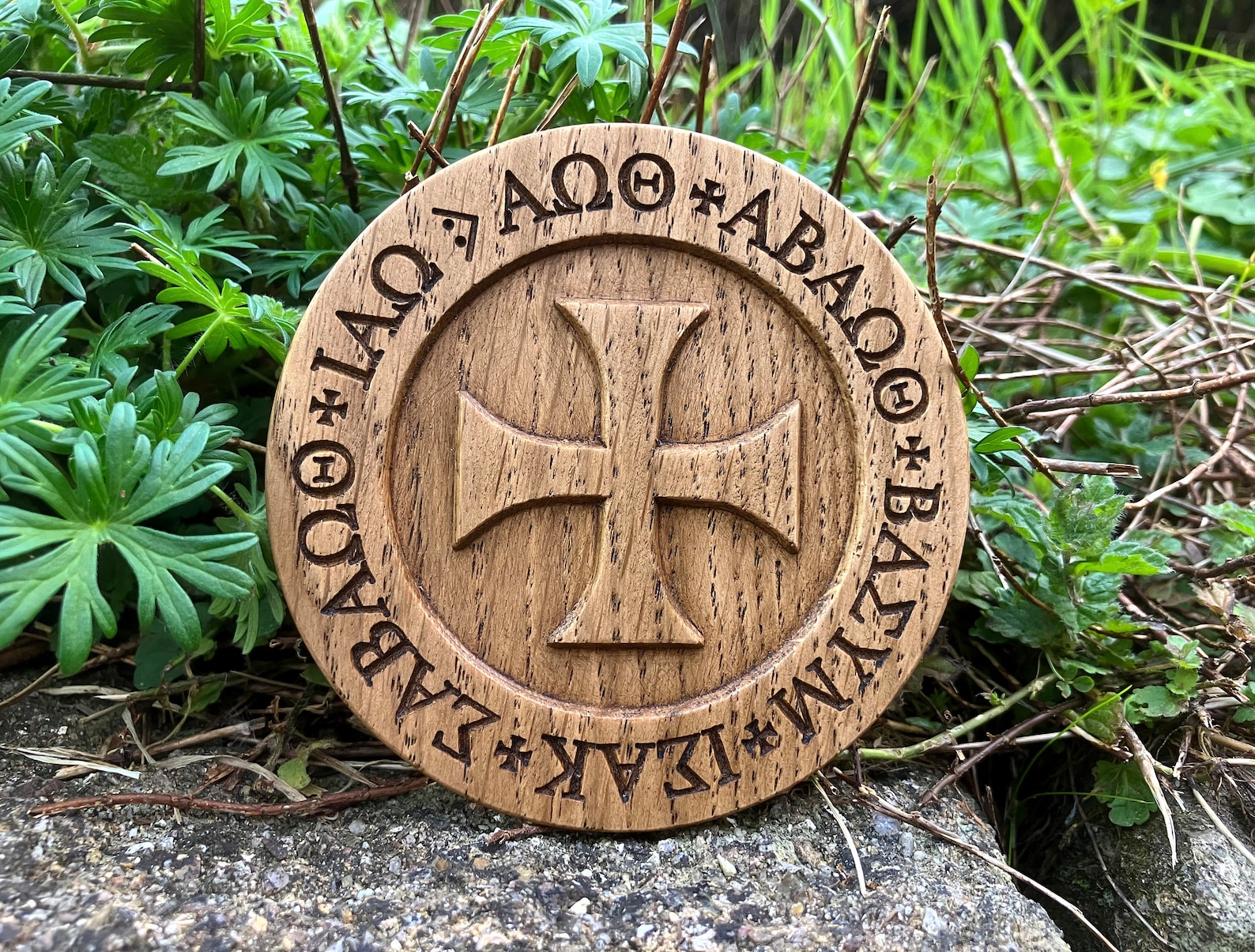 HEADLESS RITE LAMEN Carved in Solid Oak - Etsy UK