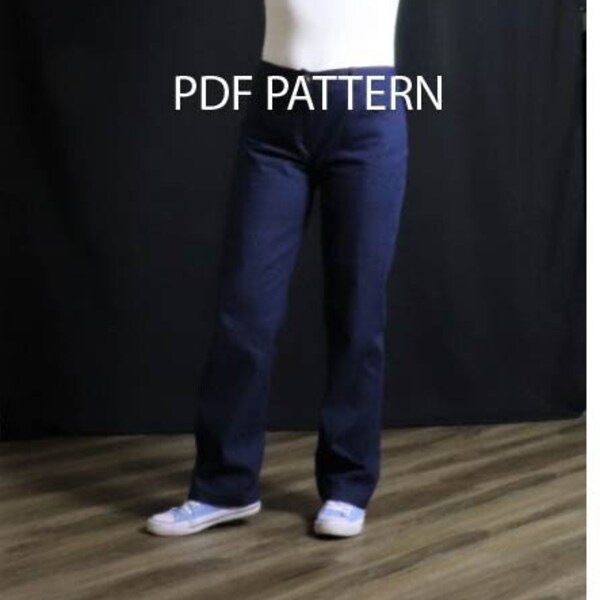 Casual Pants Pattern - Etsy