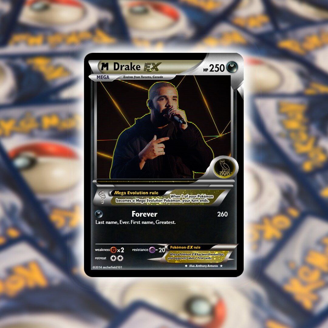 Drake CUSTOM Trading Card - Etsy