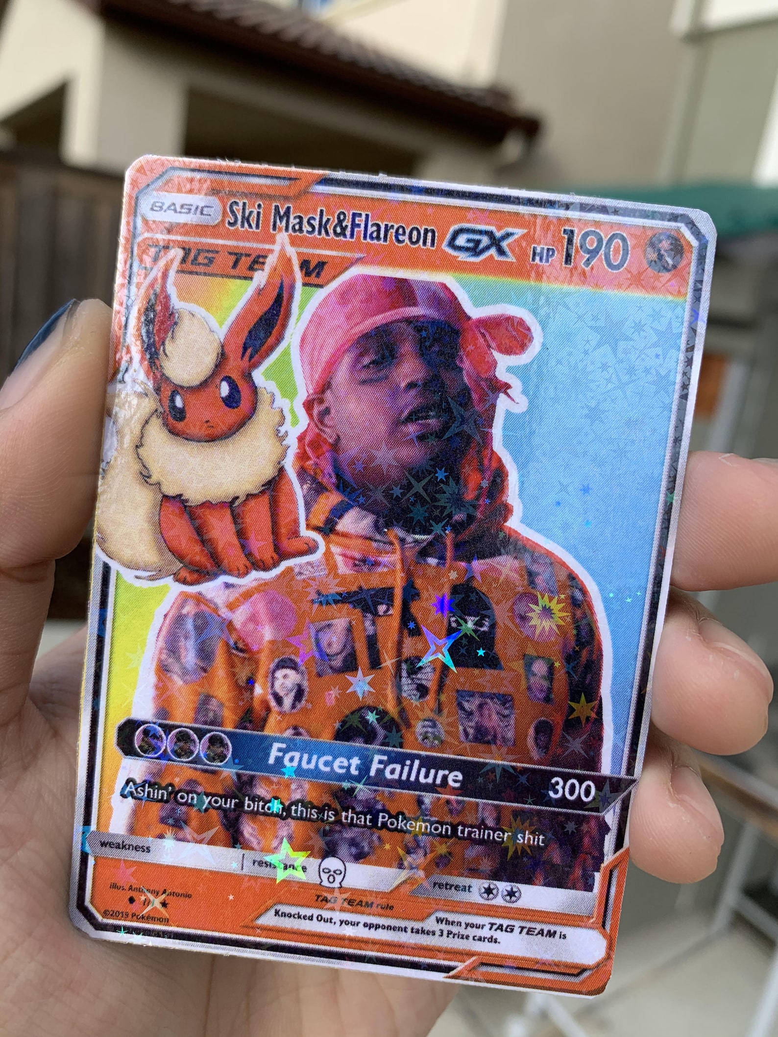 Ski Mask the Slump God CUSTOM Pokemon Card - Etsy