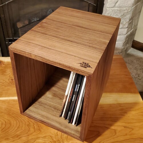 Vinyl Record Storage Cube Stackable Record Crate Record | Etsy