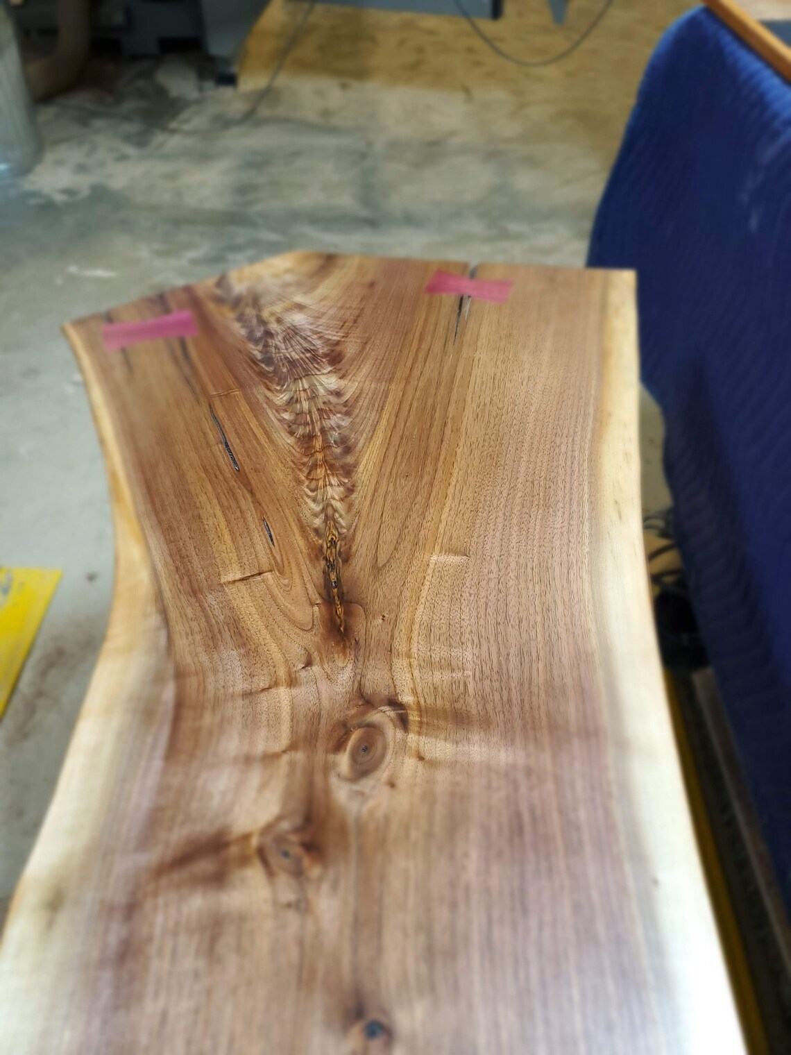 Live Edge Entryway Waterfall Table - Etsy