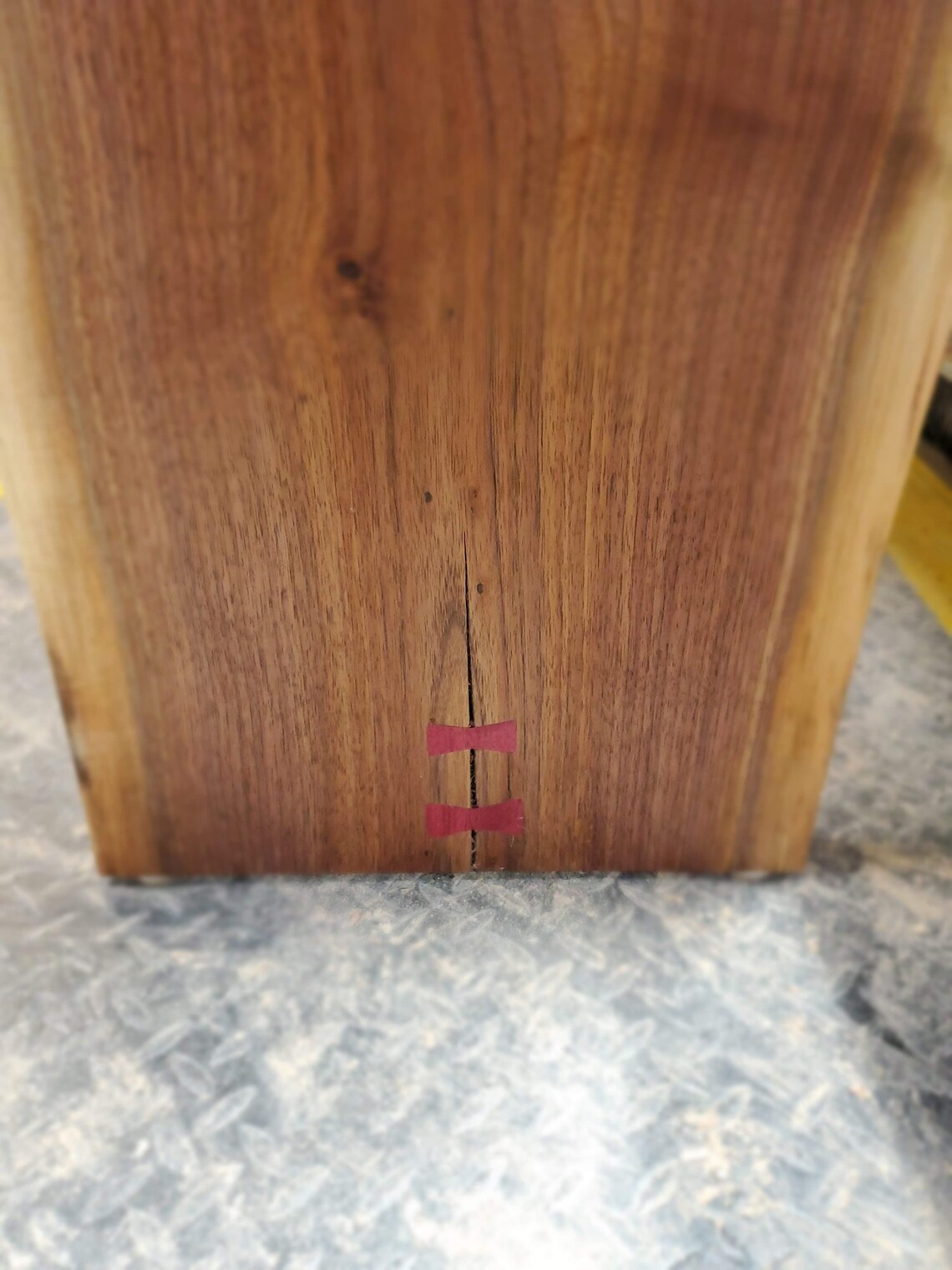 Live Edge Entryway Waterfall Table - Etsy