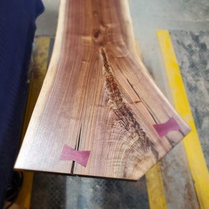 Live Edge Entryway Waterfall Table - Etsy