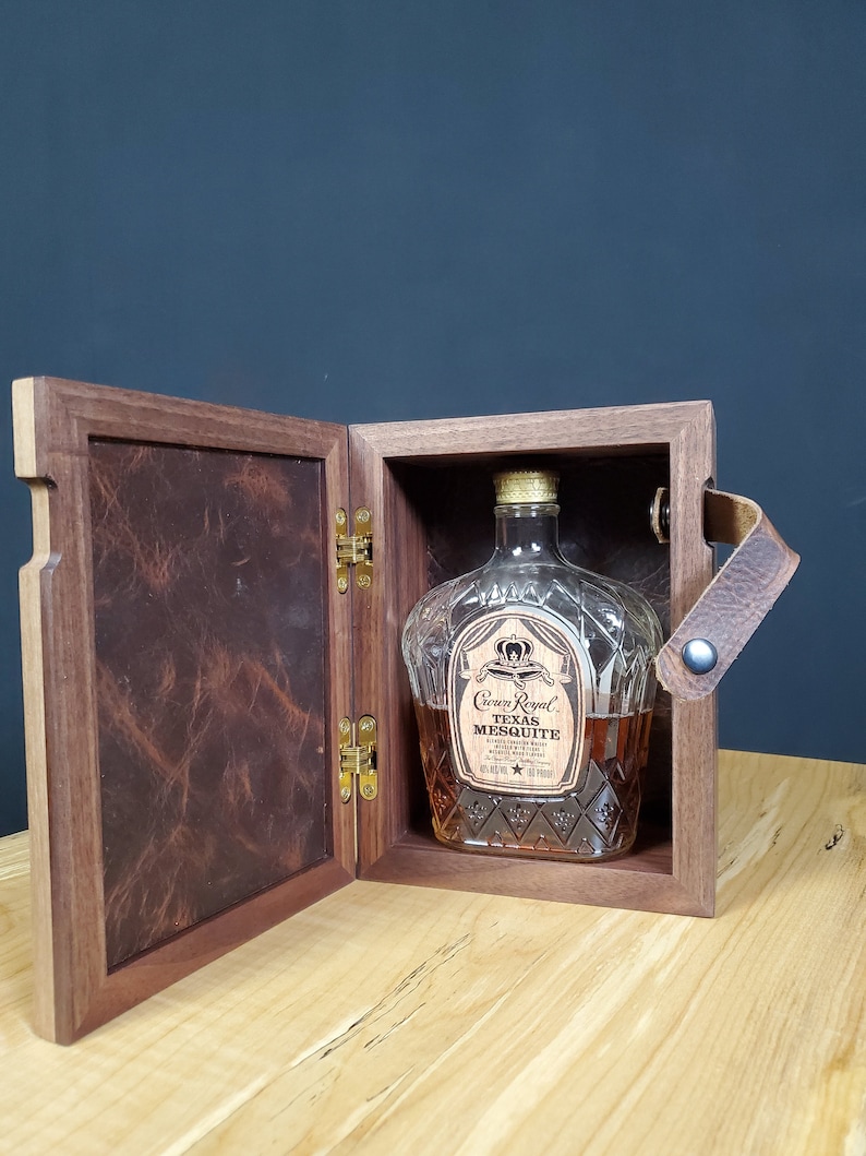 Whiskey Bottle Display Box - Etsy