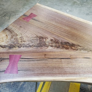 Live Edge Entryway Waterfall Table - Etsy