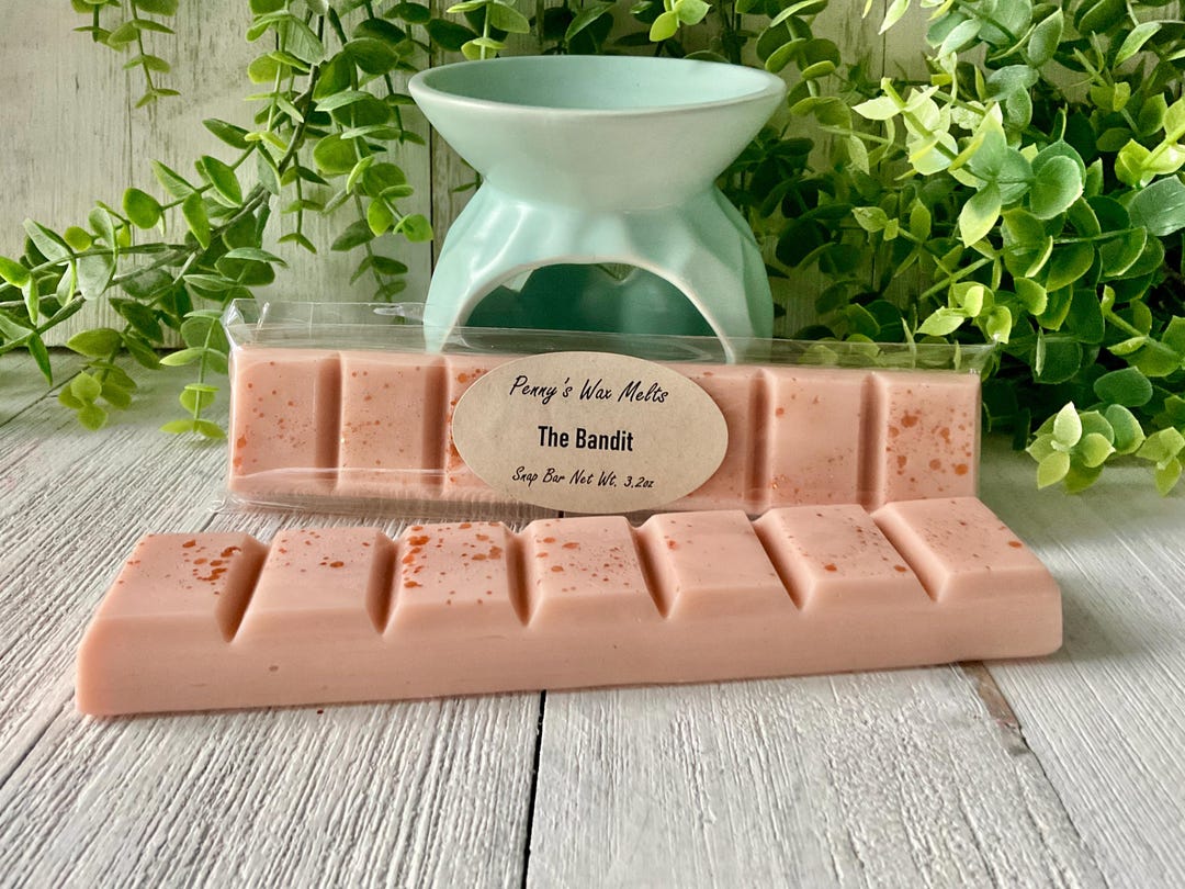 The Bandit Wax Melt Snap Bar, 3.2 Oz Large Wax Bar, Strong Scented Wax ...