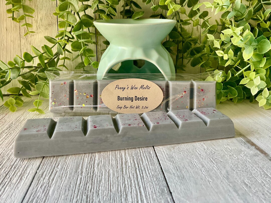 Burning Desire Snap Bar, 3.2 Oz Wax Snap Bar, Strong Scented Wax Melts ...