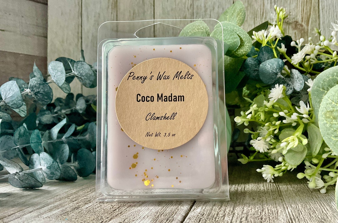 Coco Madam Wax Melt, 3.5 Oz Wax Melt Clamshell, Strong Wax Cubes, Soy ...
