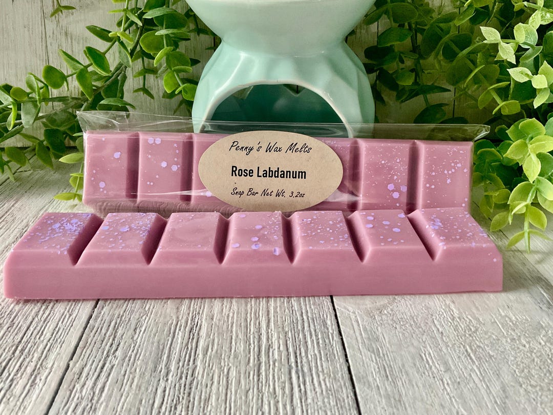 Rose Labdanum Wax Snap Bar, 3.2 Oz Wax Snap Bar, Strong Scented Wax ...