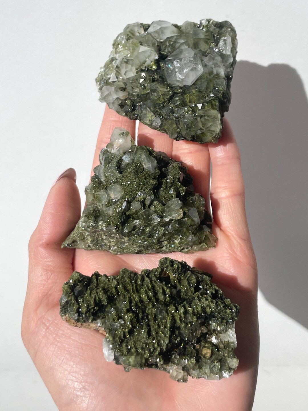 Fairy Forest Quartz - Epidote in Quartz From Turkey - Natural Raw ...