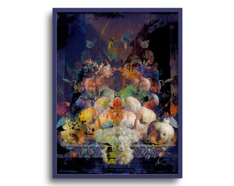 Dark Still Life Oil Painting - Etsy