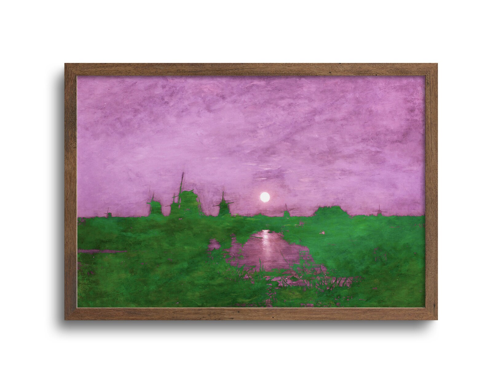 Surreal Sunset, Altered Vintage Landscape Print, Eclectic Decor ...