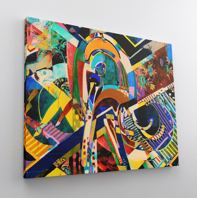 Vibrant Abstract Painting Colorful Wall Art Original - Etsy