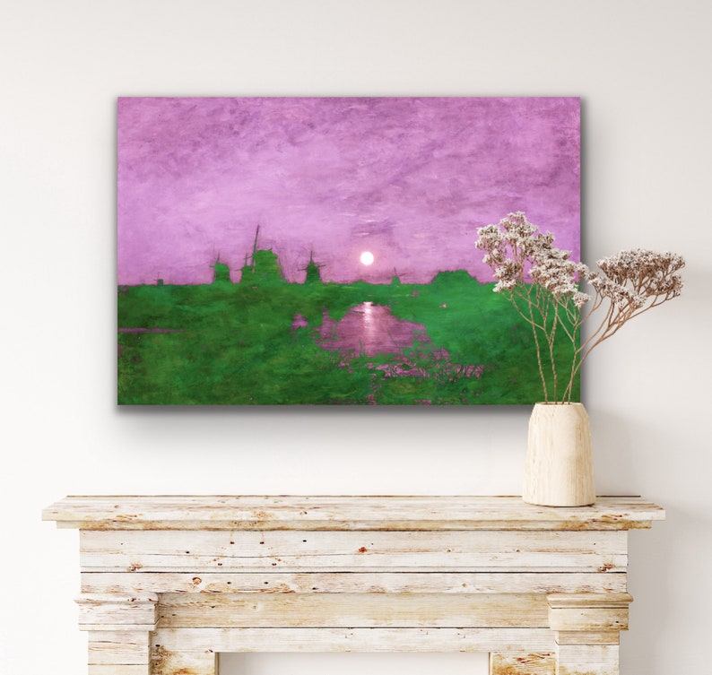 Surreal Sunset, Altered Vintage Landscape Print, Eclectic Decor ...