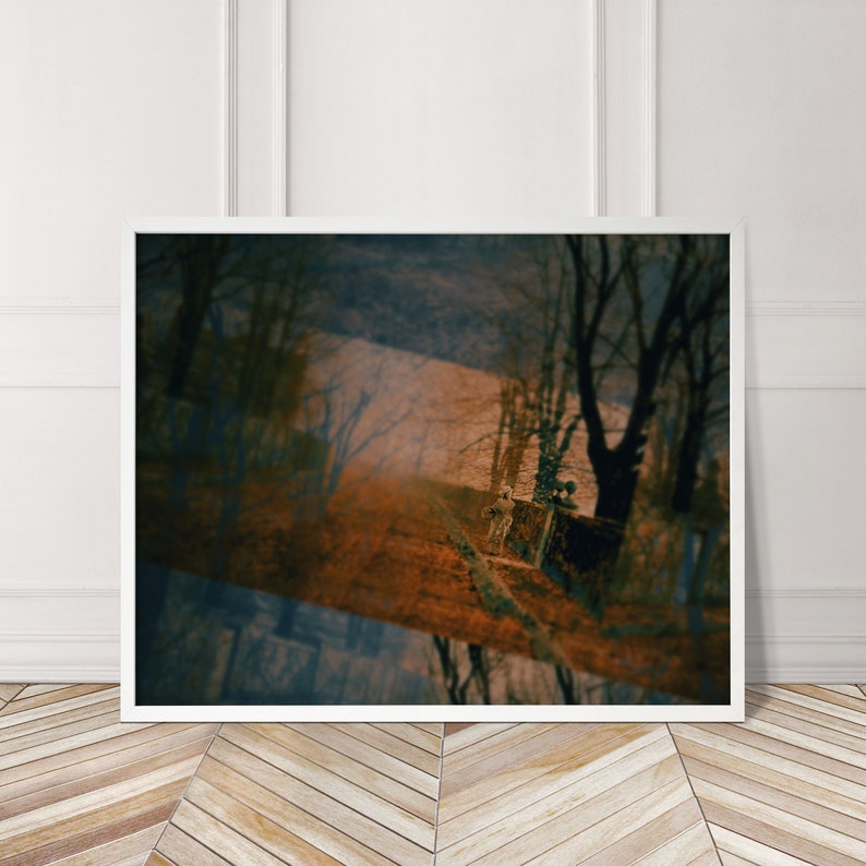 Surreal Autumn Landscape, Altered Vintage Painting, Victorian Art ...