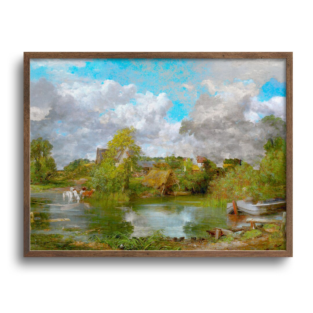 Cottage Core Print, Farmhouse Decor, Vintage English Countryside ...