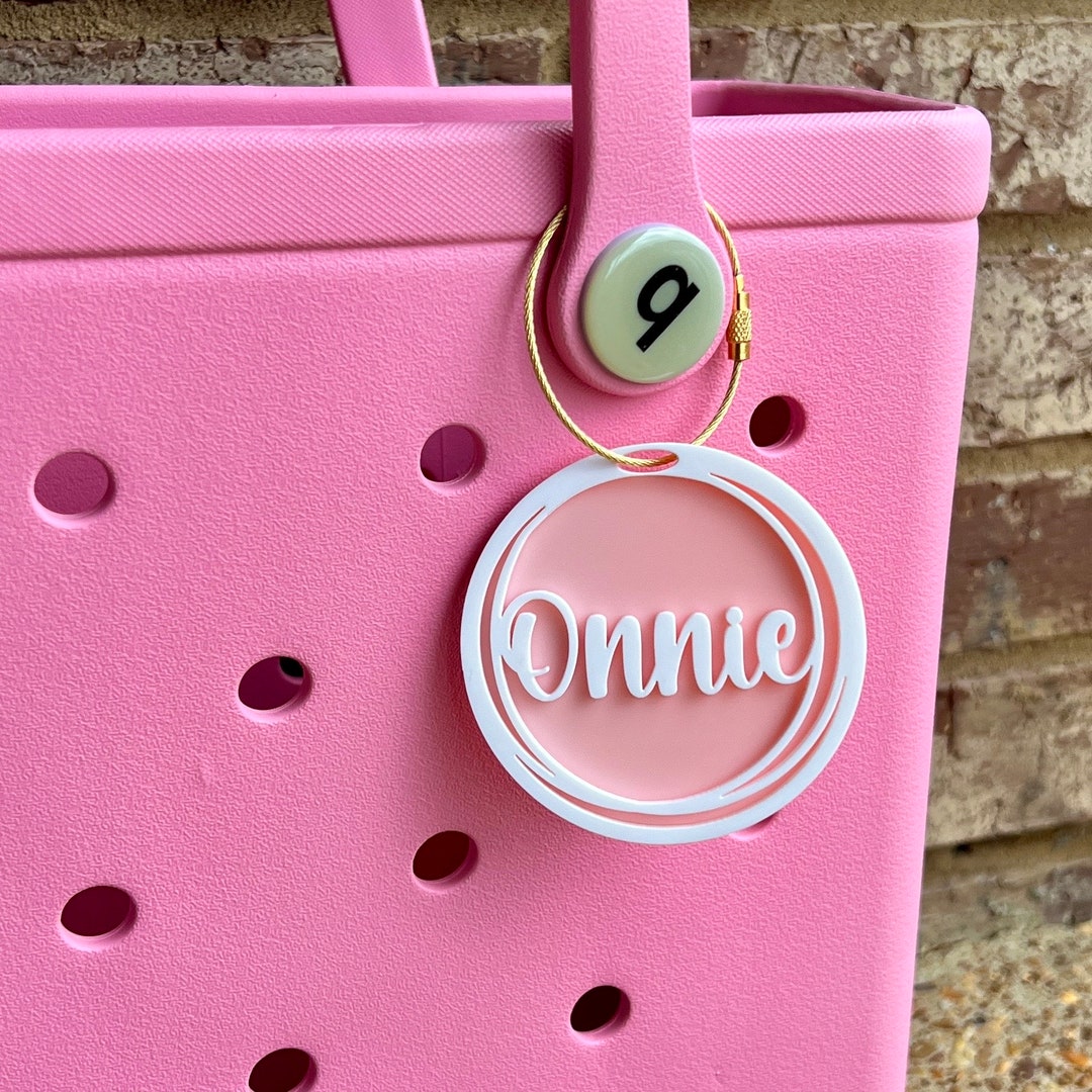 Custom Bogg Bag Charm | Bogg Bag Tag | Beach Tote Charm | Personalized ...