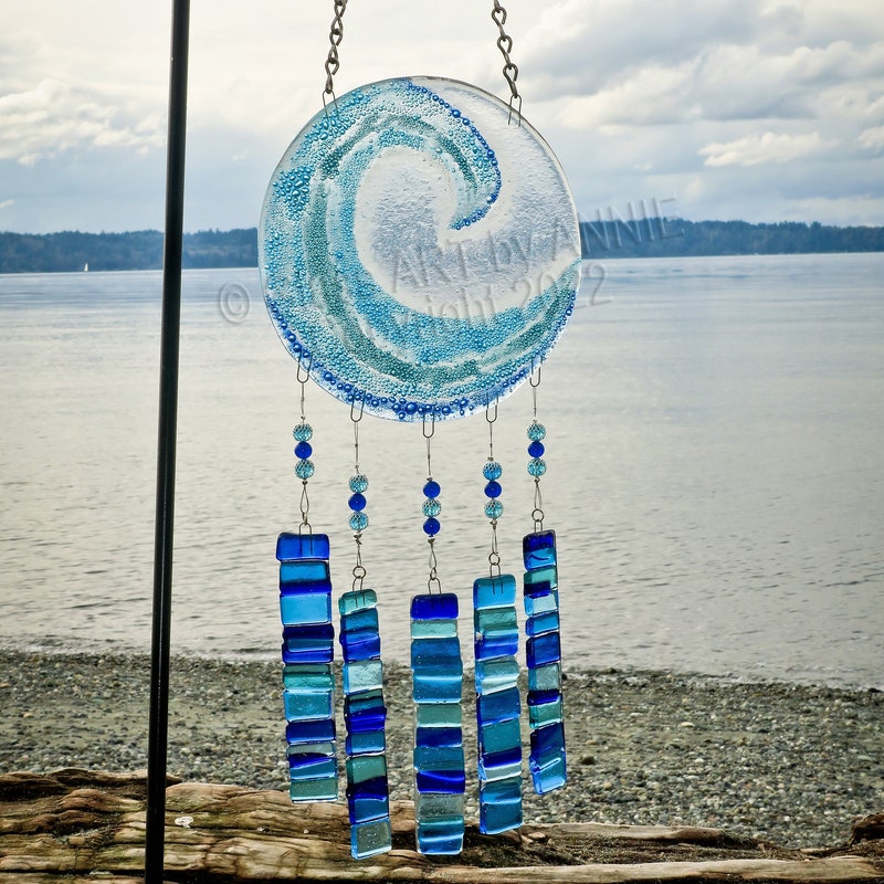 Sea Glass Windchime - Etsy