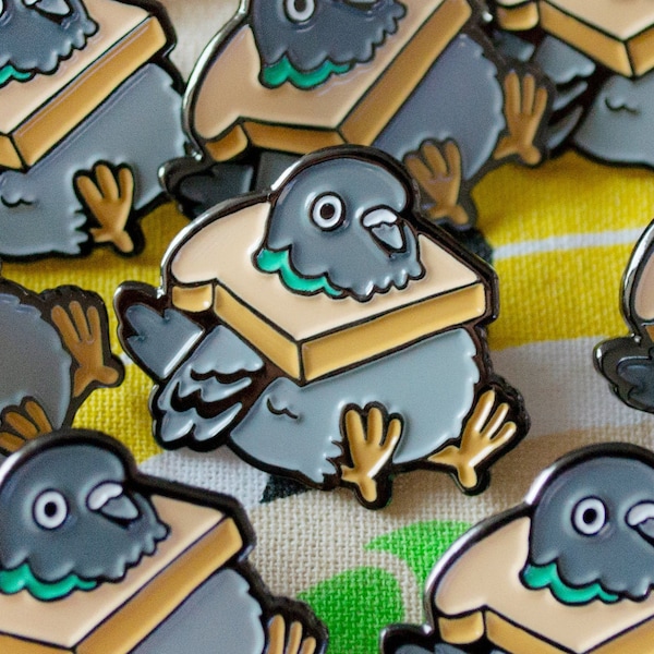 Pigeon Pin - Etsy