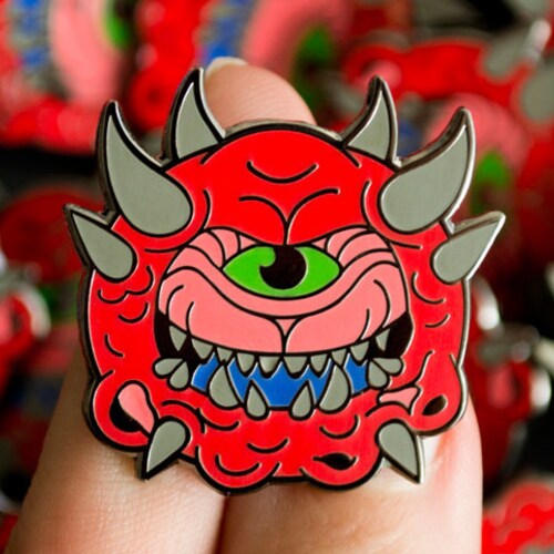 DOOM Slayer Pin Soft Enamel Pin - Etsy