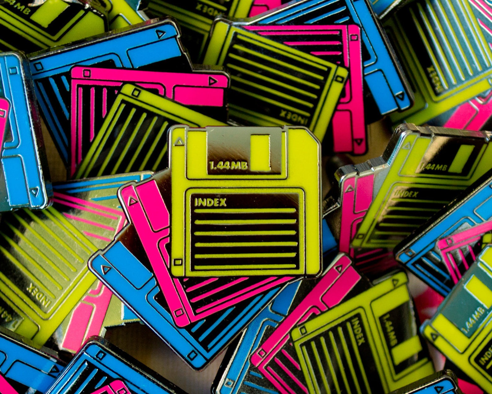 Floppy Disks Enamel Pin - Etsy