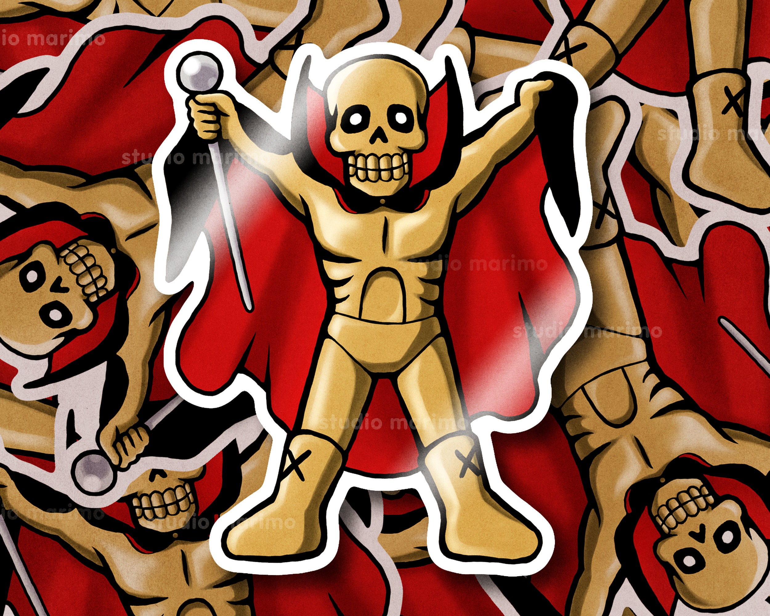 Golden Bat (ogon Bat / 黄金 バット) Vinyl Sticker - Etsy UK