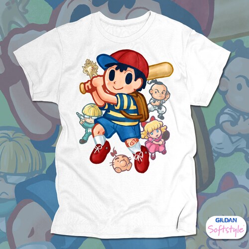 Earthbound Box Art Ness Retro Video Game T Shirt - Etsy