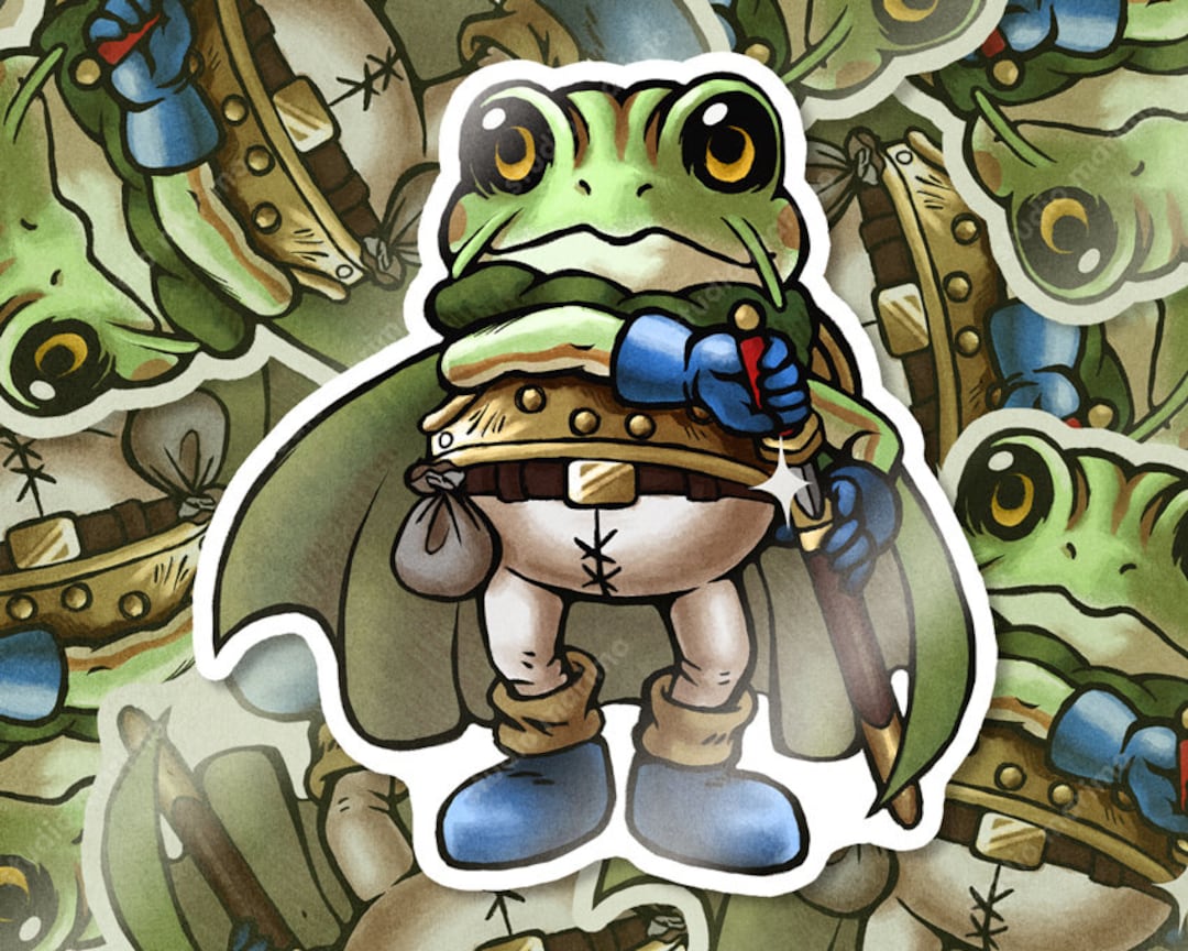 Frog - Chrono Trigger Vinyl Sticker - Etsy