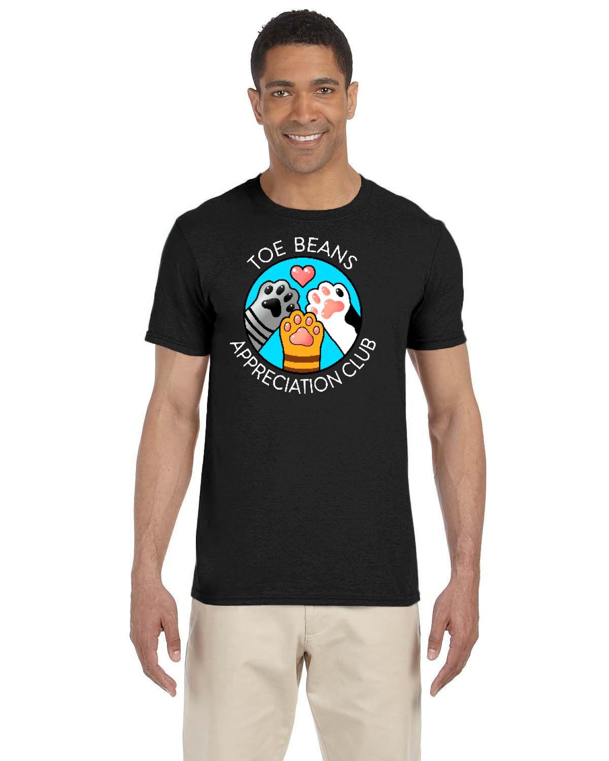 Toe Beans Appreciation Club on dark T-Shirt | Etsy