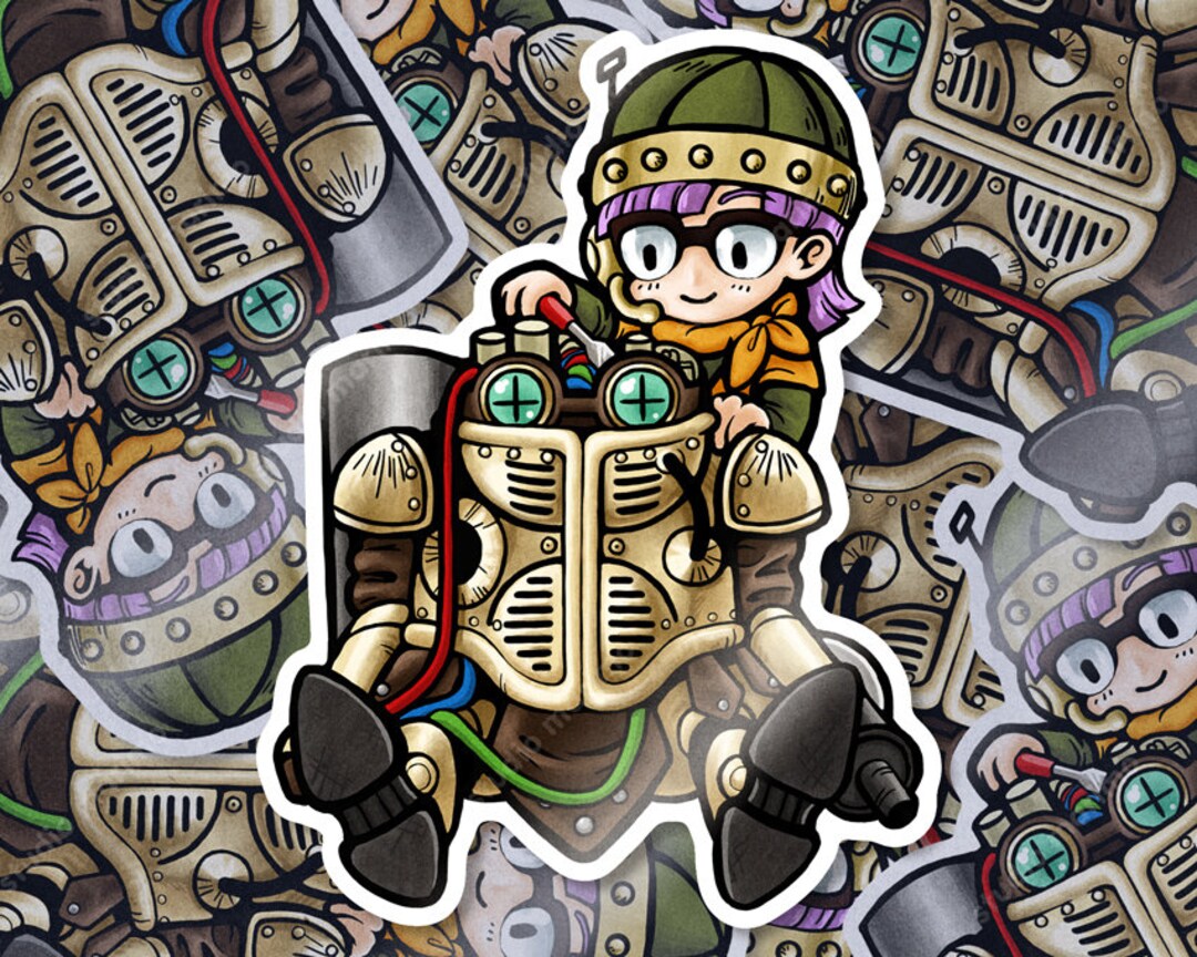 Lucca & Robo (chrono Trigger) Vinyl Sticker - Etsy