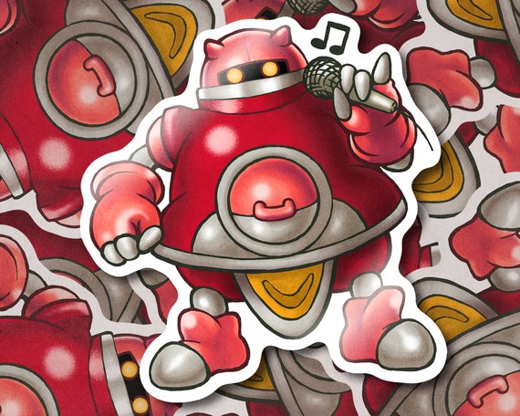 Gato Chrono Trigger Vinyl Sticker | Etsy