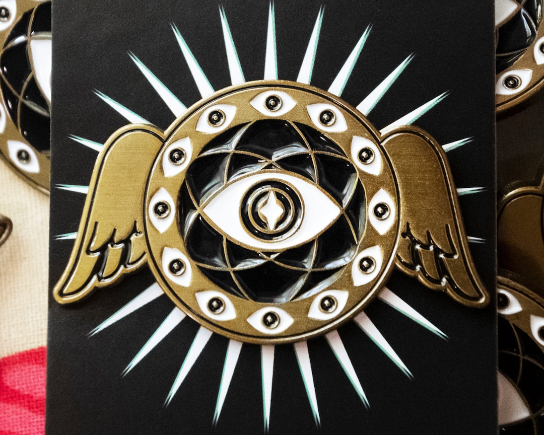 Biblical Angel Ophanim *BIG* Enamel Pin - Etsy