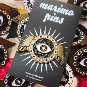 Biblical Angel Ophanim *BIG* Enamel Pin - Etsy