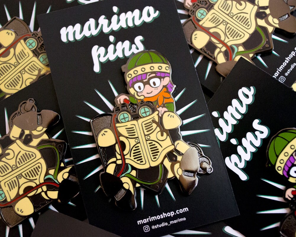 Lucca & Robo chrono Trigger BIG Enamel Pin | Etsy