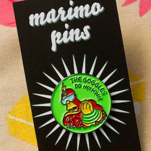 Radioactive Man Goggles Enamel Pin - Etsy
