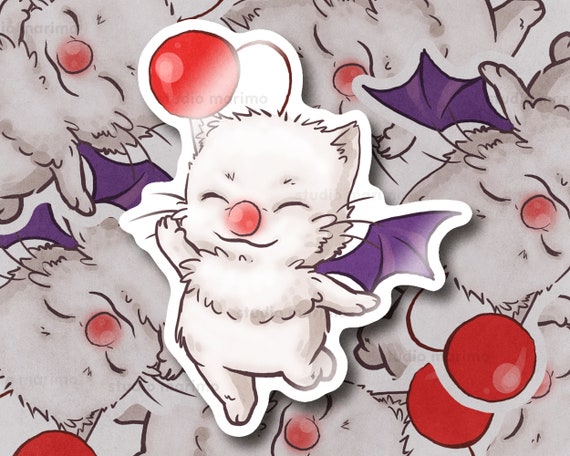 Moogle Vinyl Sticker - Etsy