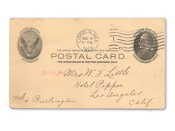 Vintage Postcard Antique Postcard Pre-stamped American | Etsy