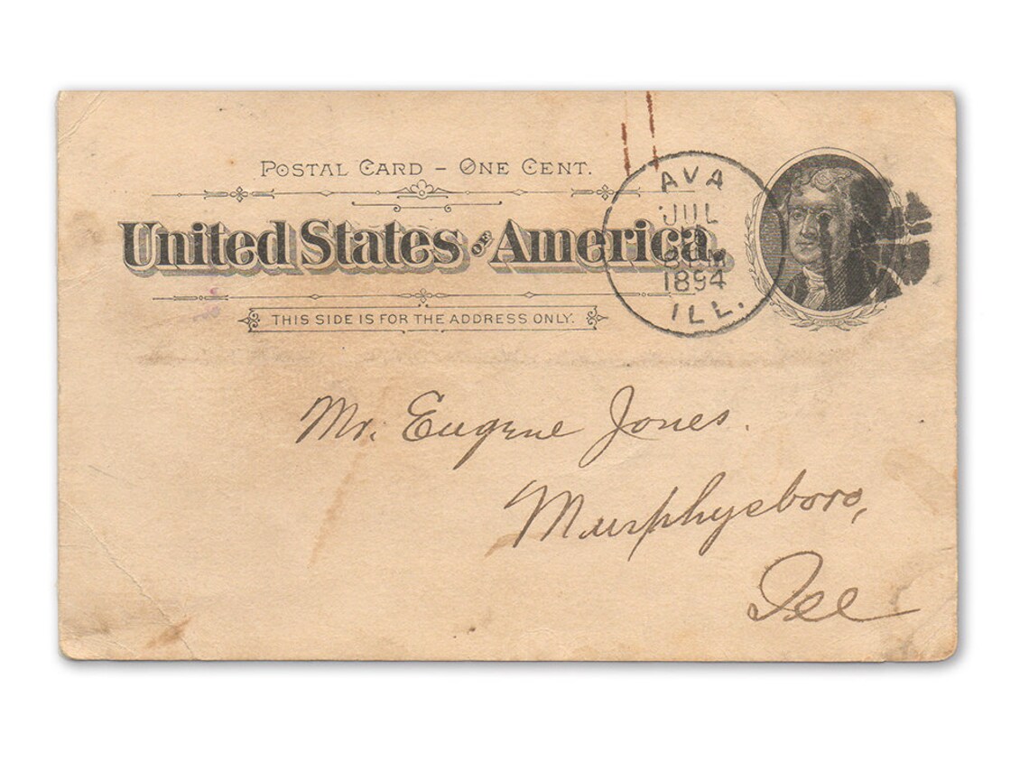 Vintage Postcard, Antique Postcard, Pre-stamped, American Presidents ...