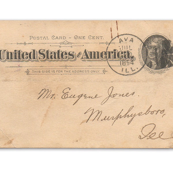 Pre Stamped Postcard - Etsy