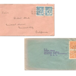 Vintage Envelopes, Robert Stack, Hollywood Celebrities, Foreign Postage ...