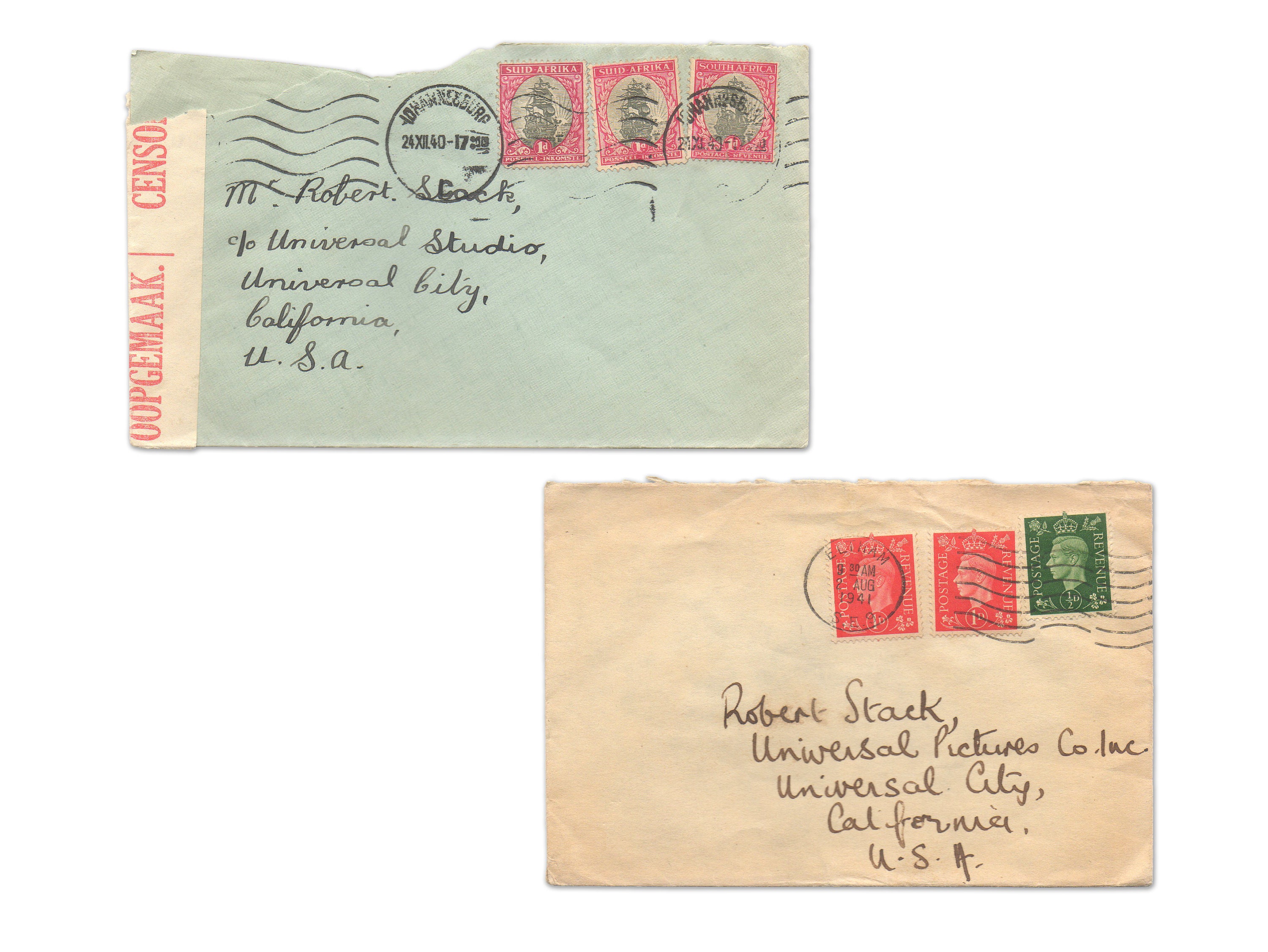 Vintage Envelopes, Robert Stack, Hollywood Celebrities, Foreign Postage ...