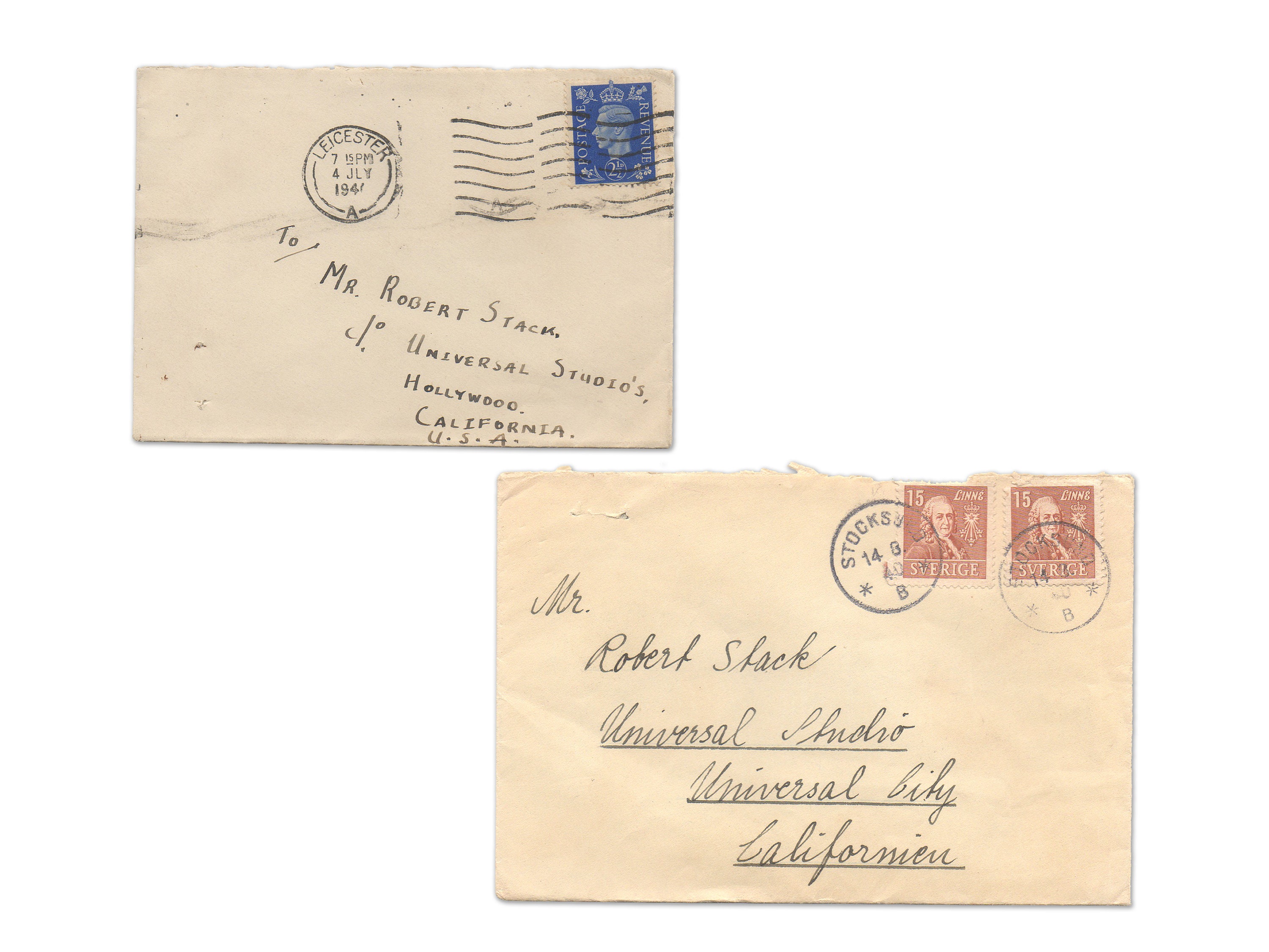 Vintage Envelopes, Robert Stack, Hollywood Celebrities, Foreign Postage ...