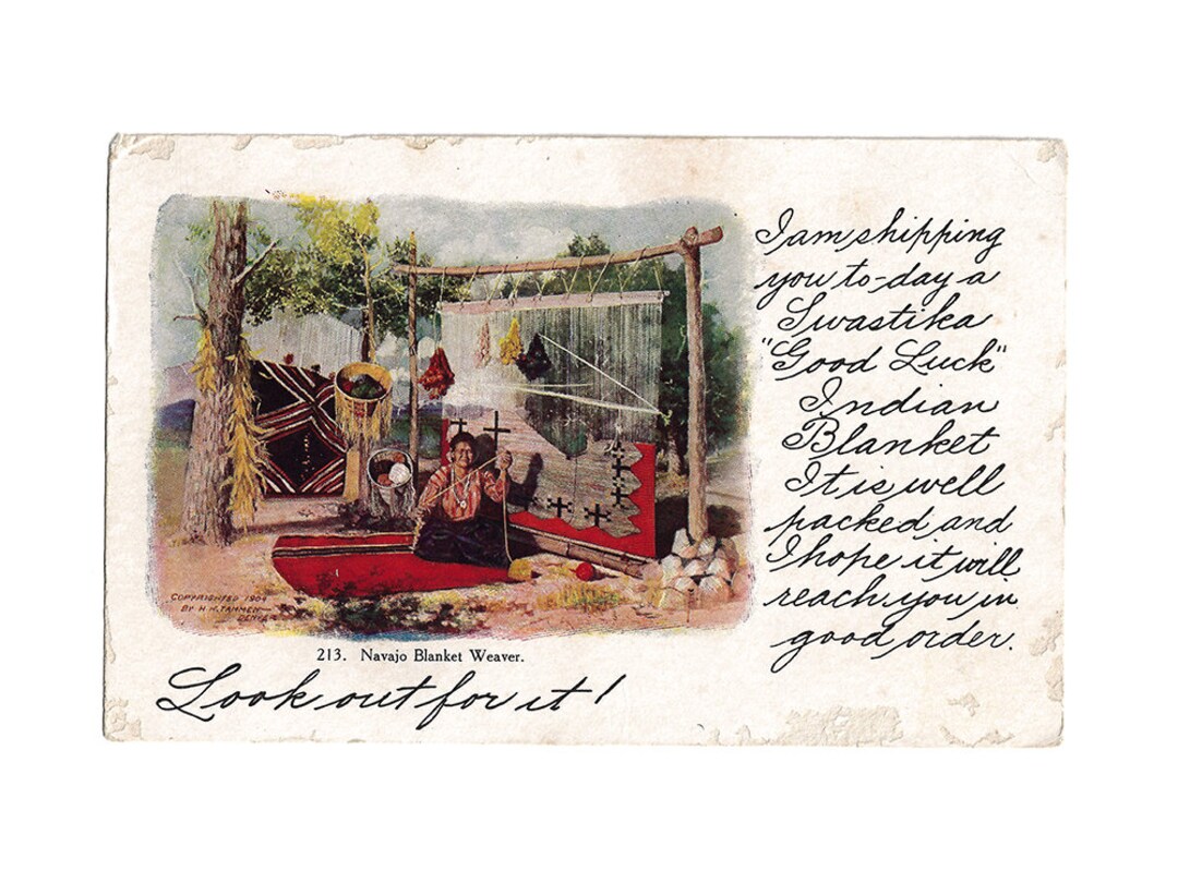 Navajo Weaving, Vintage Postcard, Vintage Advertising, Travel Souvenirs ...