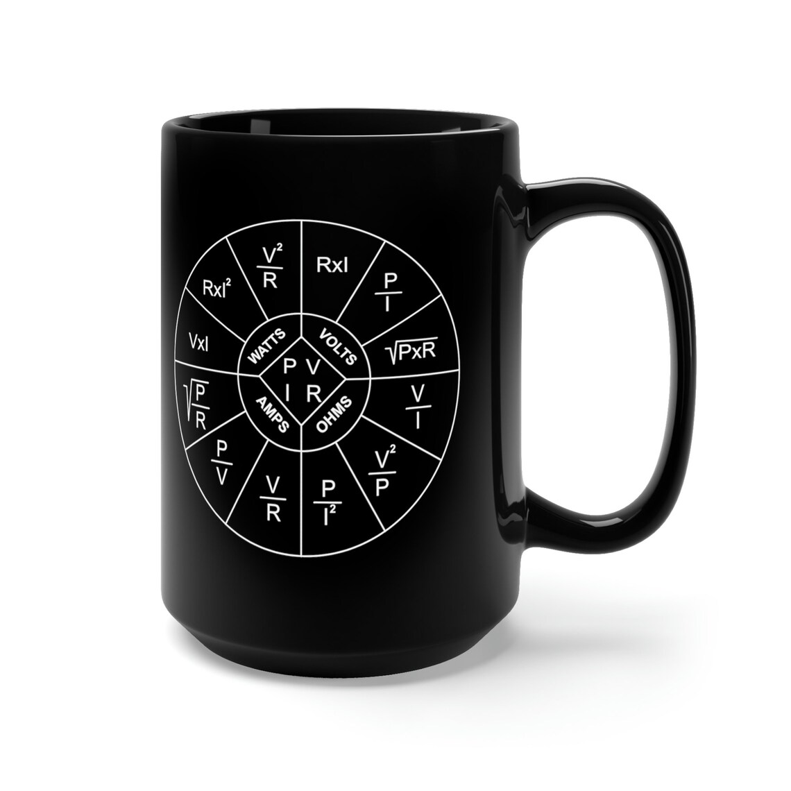 Ohm's Law Simplified Black Mug 15oz - Etsy